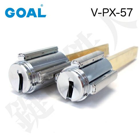 【7】GOAL PXK(上)とSK(下)の刻印テールピースの刻印は、PXM36玄関 鍵(カギ) 交換 取替え用シリンダー 標準キー6本付き 【送料無料】 | 鍵の鉄人本店